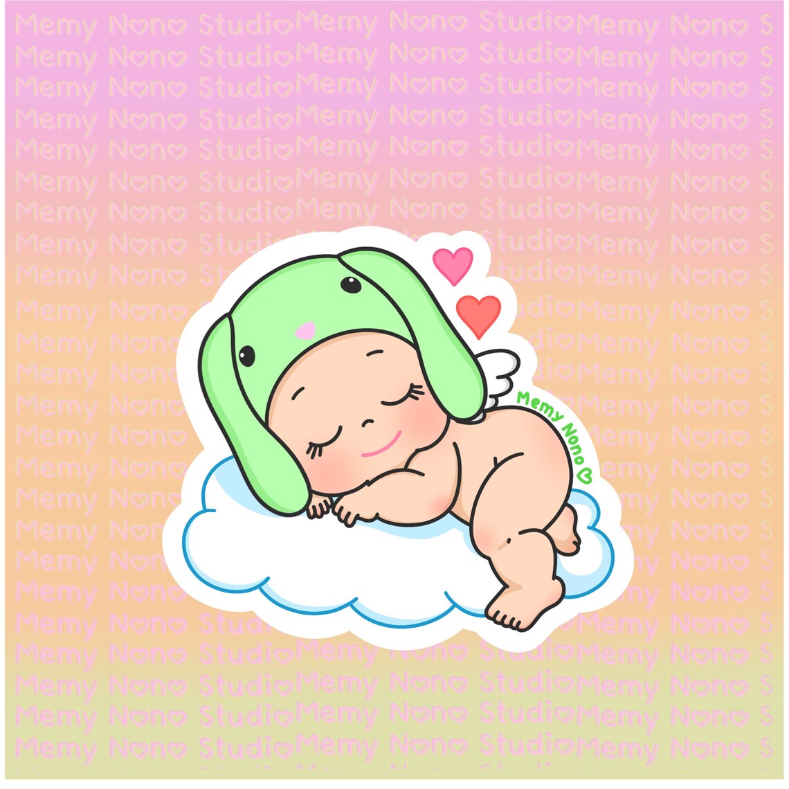 Cherub Angel Stickers Kewpie Stickers Dreaming Kewpie Angel Stickers ...