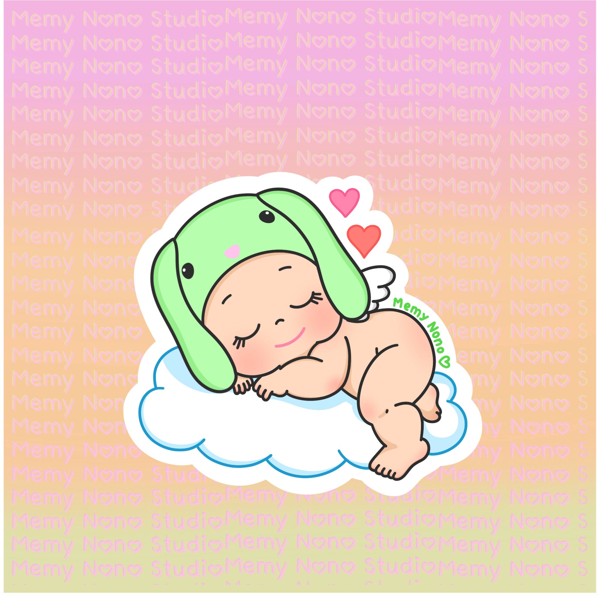 Cherub Angel Stickers Kewpie Stickers Dreaming Kewpie Angel Stickers ...