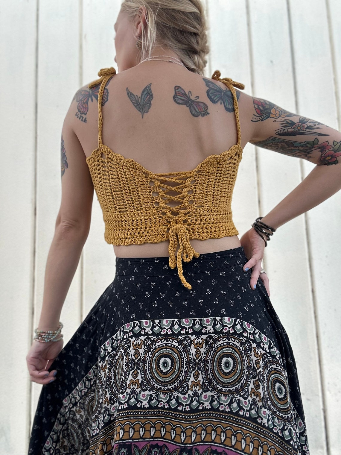 Lena Bralette Top PDF Pattern - Etsy