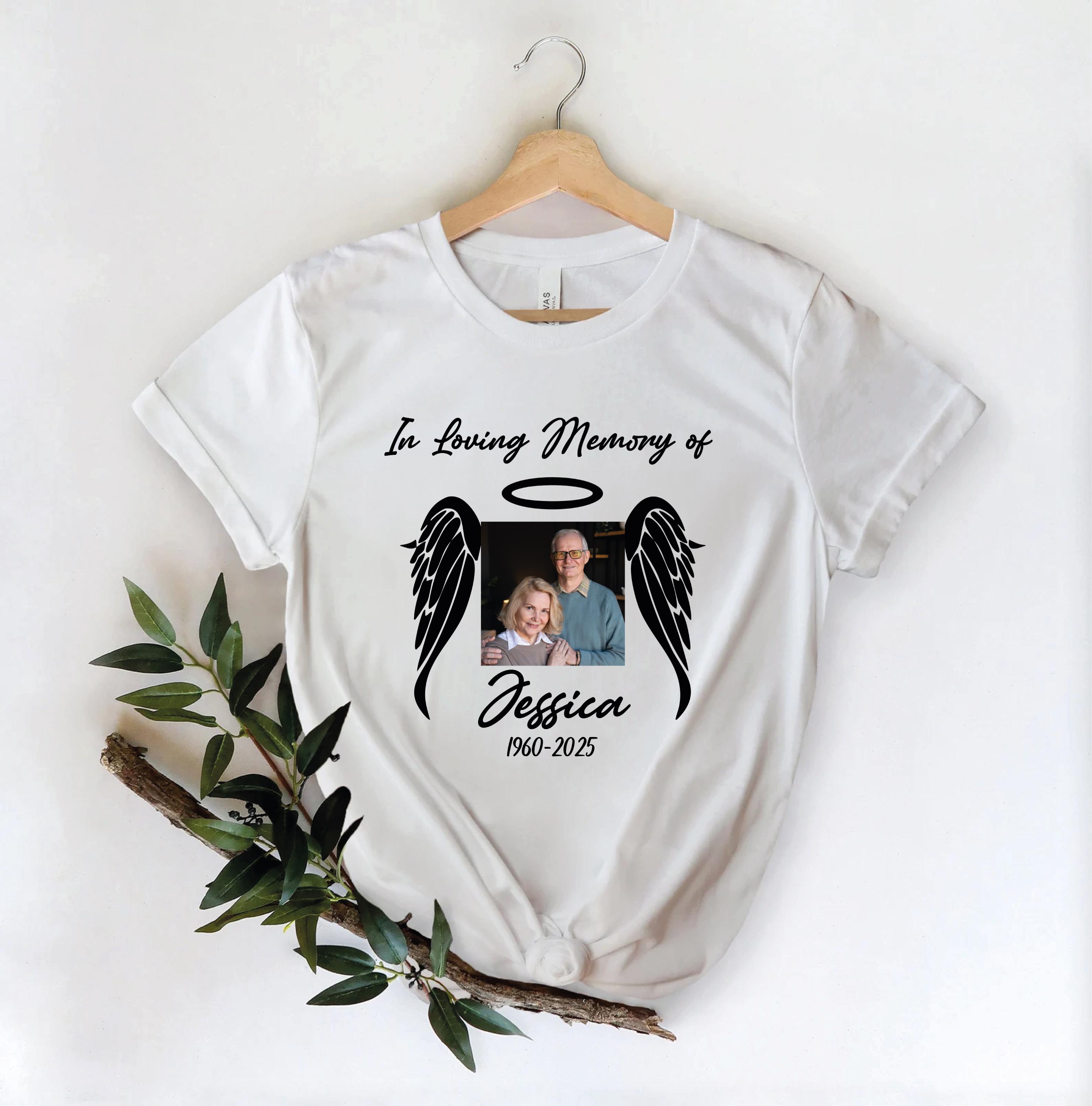 Personalized Memorial Shirt, in Memory of Custom Photo Shirt, Rest in ...