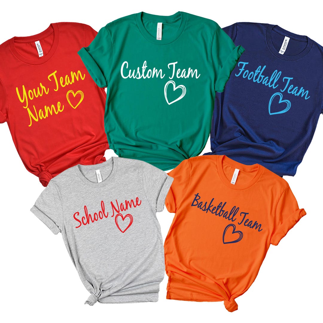 Favorite Team Shirt,team Mascot Tshirt,back to School Tee, Love ...
