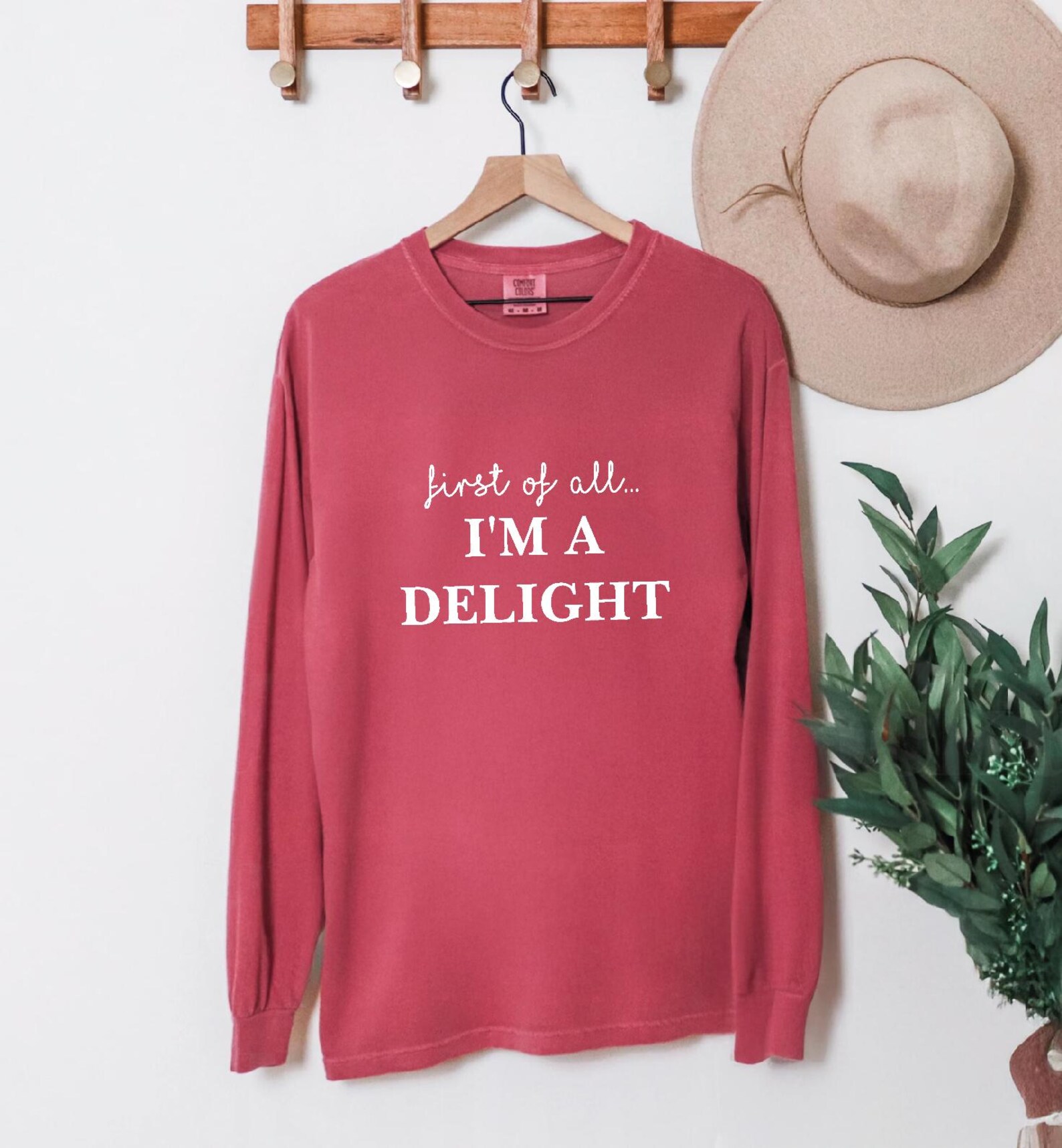 Comfort Colors® Christmas Long Sleeved Shirt for Women, Women Clothing ...