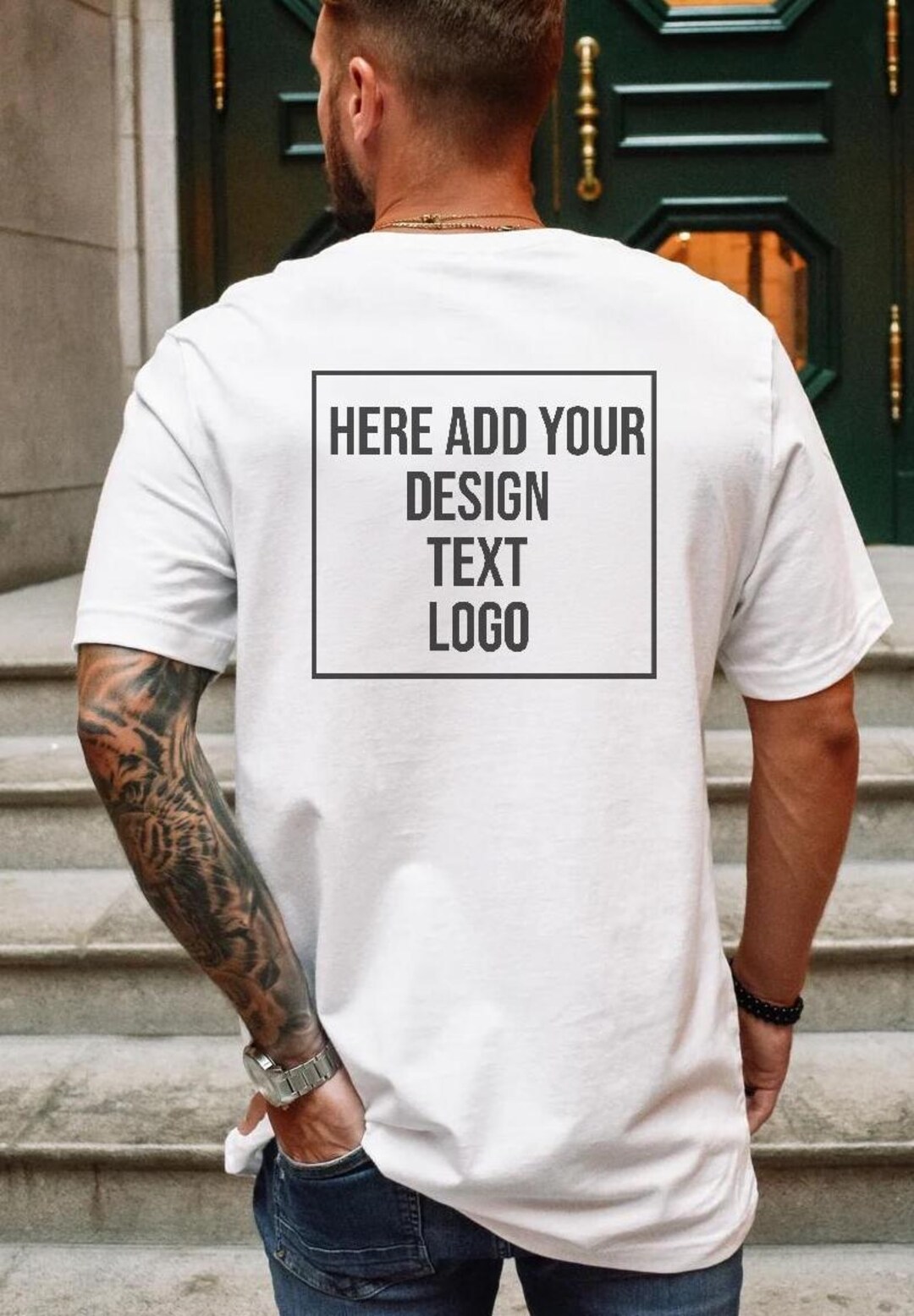 Custom Backside Design Print Shirt, Personalized Shirts, Customized ...