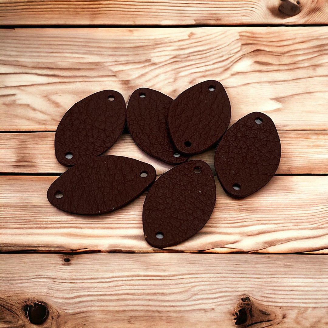 3 Pairs 6 Pieces Pre Cut Genuine Leather Hoop Wrap, Strap, Loop ...