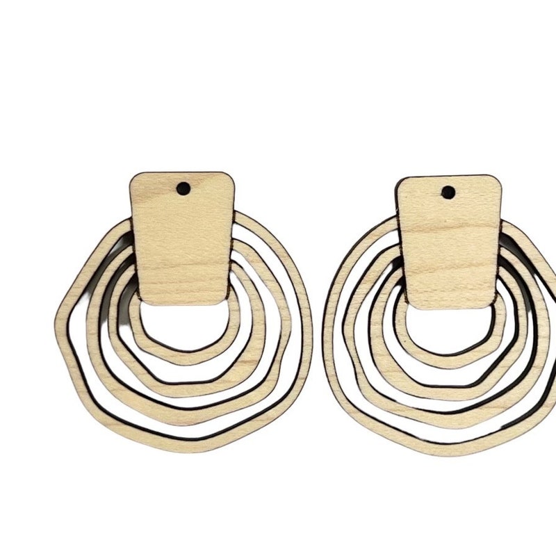 Abstract Earrings - Etsy