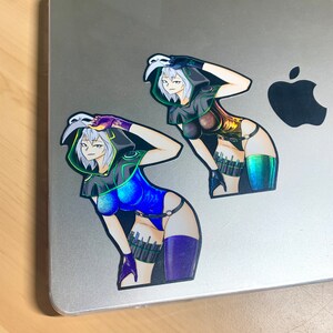 Plague Doctor Face Reveal SCP-049 - Holographic Vinyl Sticker With 3D ...