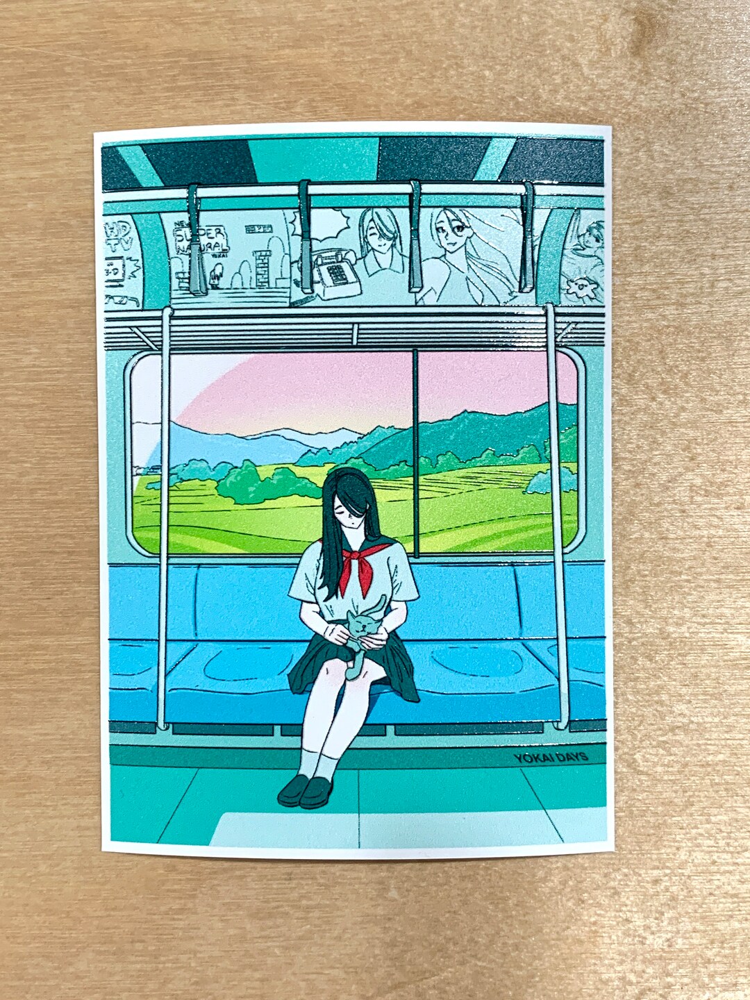 Yokai and Cat - Train to Tokyo - Onryo / Cursed Videotape TV Ghost ...