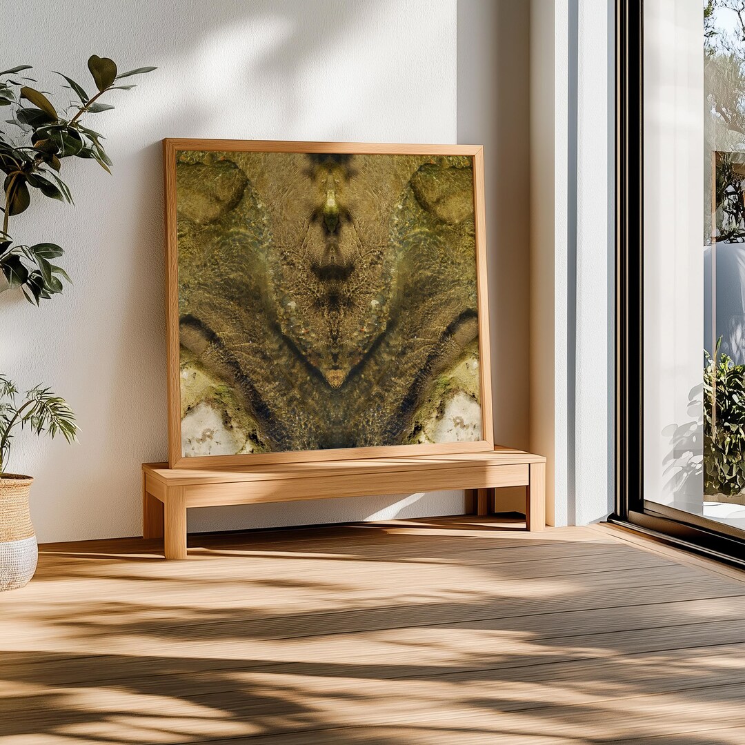 Organic Texture Art, Light Code Cymatics, Minimalist Art Print, Boho ...