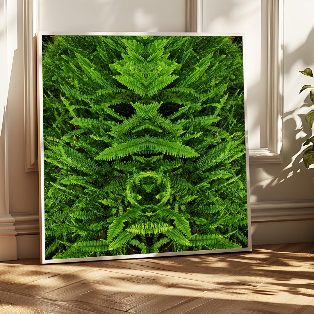 Green Leaves Wall Art, Vegetal Glance Wall Art, Nature Photography Wall ...