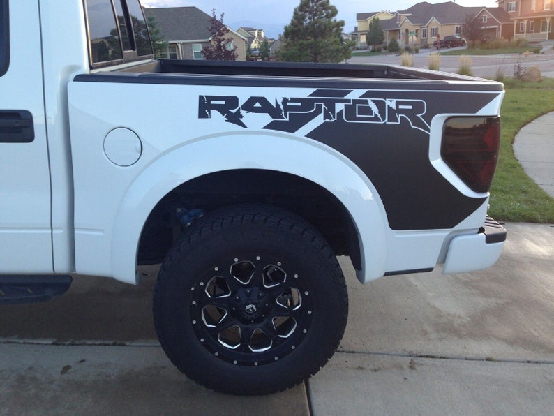 2010-2014 Ford F150 Raptor SVT Bedside Vinyl Graphics Matte Black 3M - Etsy