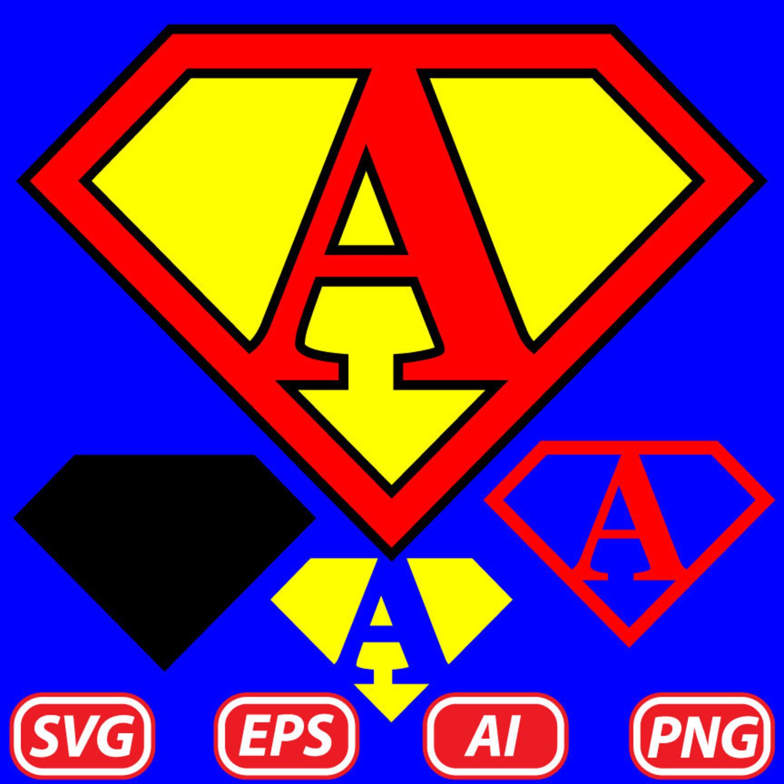 Letter A, Layered Ready to Cut Files, Files Are Cricut, Silhoutte ...