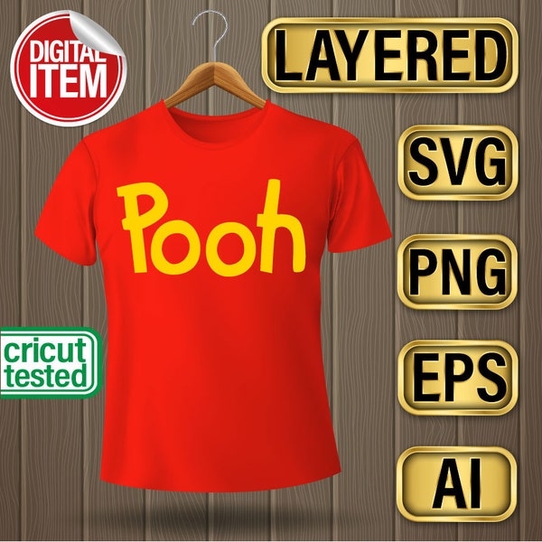 Pooh Bear Eps Files - Etsy