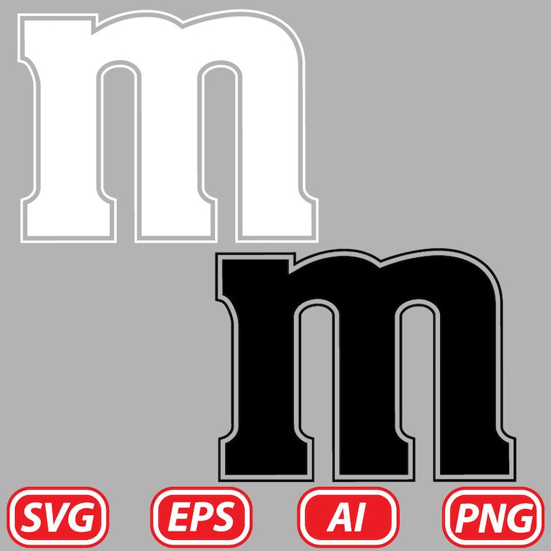 M and M Logo Png - Etsy