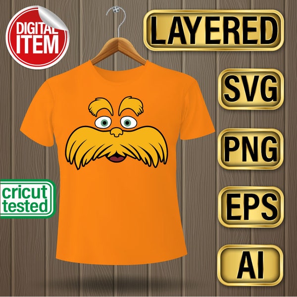Lorax Svg - Etsy