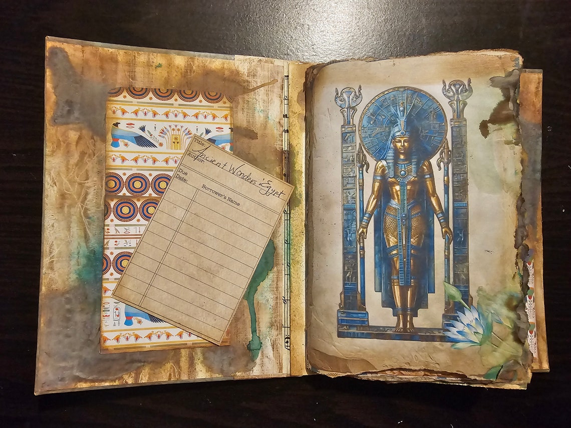 Ancient Wonders Egypt Junk Journal - Etsy