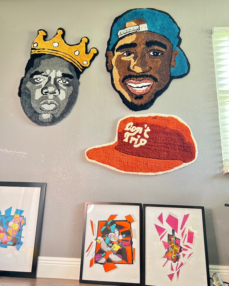 Tupac Hand Tufted Rug 2pac - Etsy