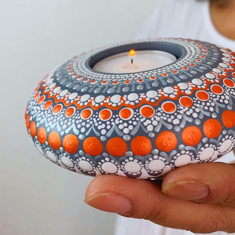 Mandala Tea Light - Etsy