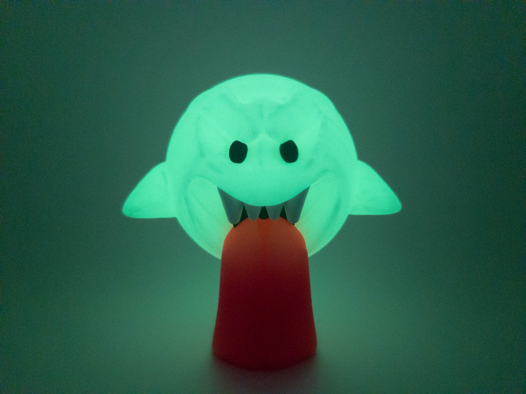 Luminous Mario Boo Figure Fluorescent 3D Decoration - Etsy