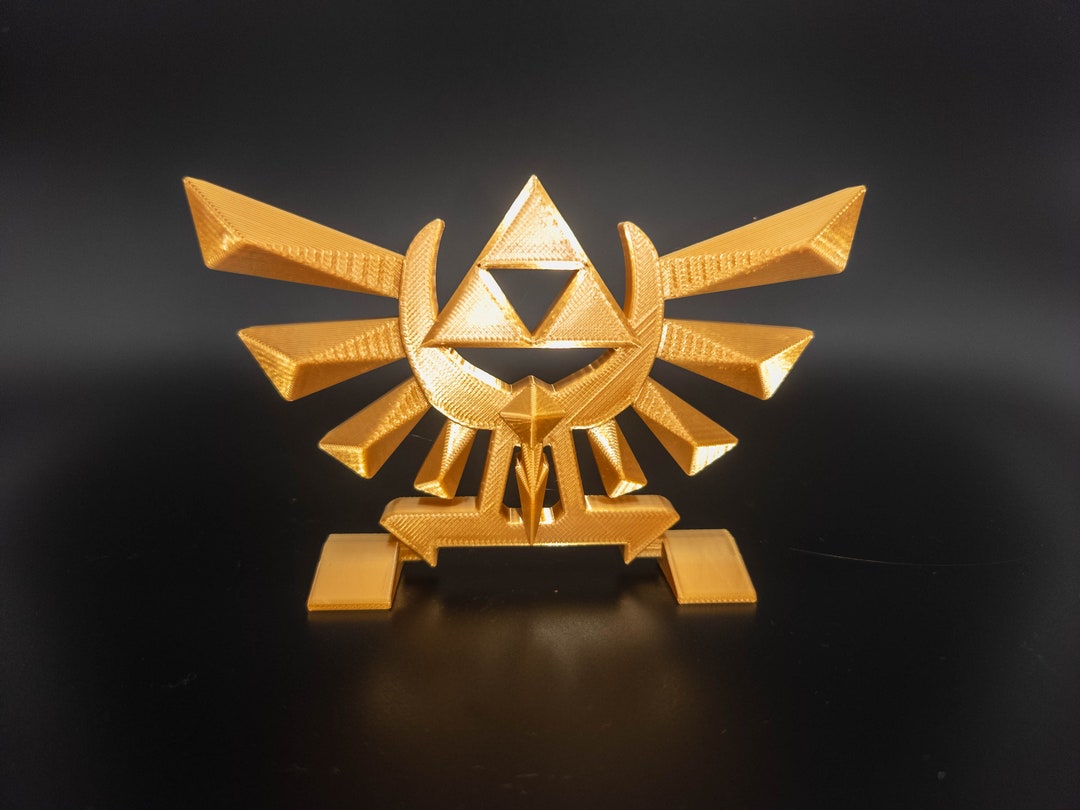 Zelda Stand With Hyrule Kingdom Emblem Standing Statue - Etsy UK