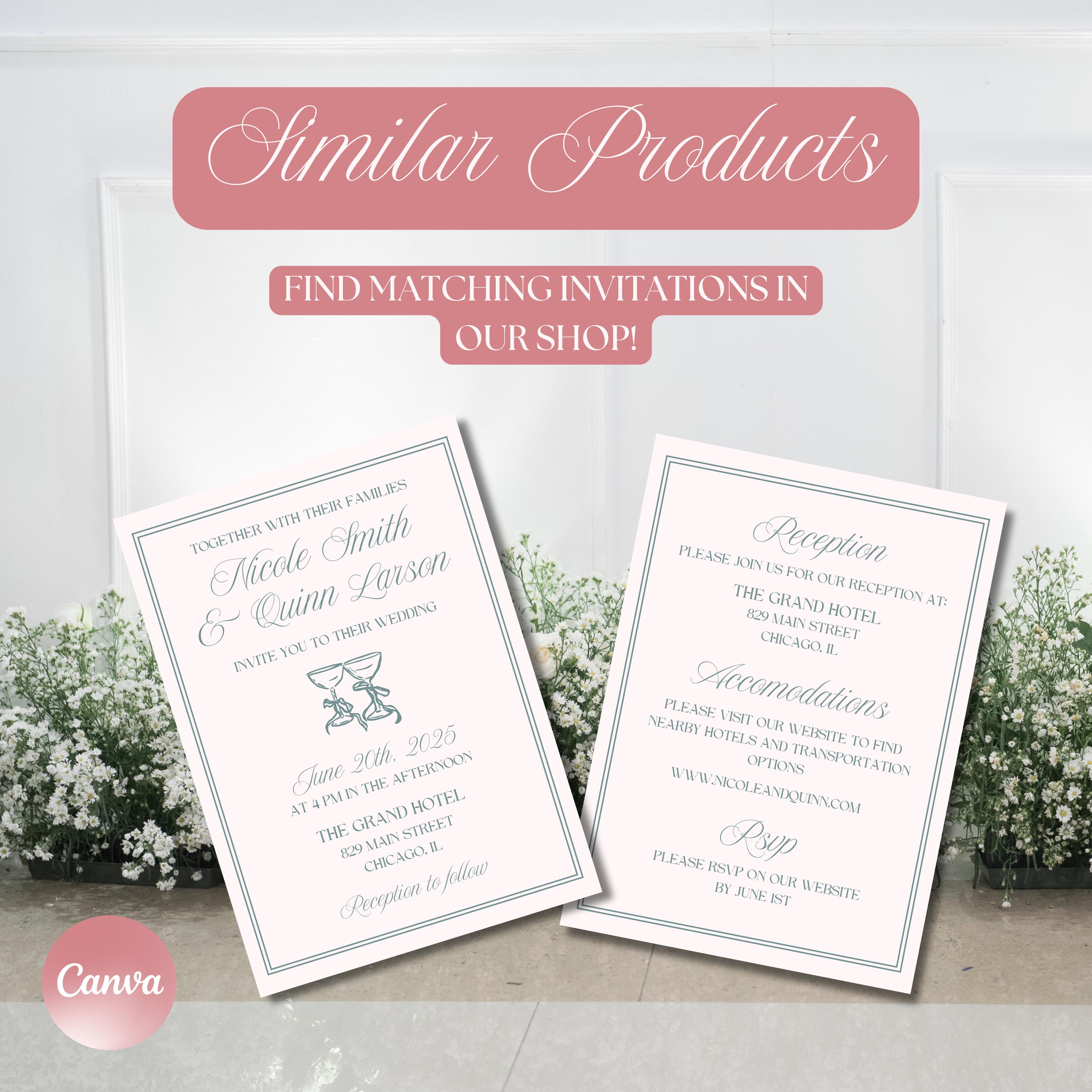 Elegant Pink Wedding Welcome Sign, Formal Script (canva Template) - Etsy
