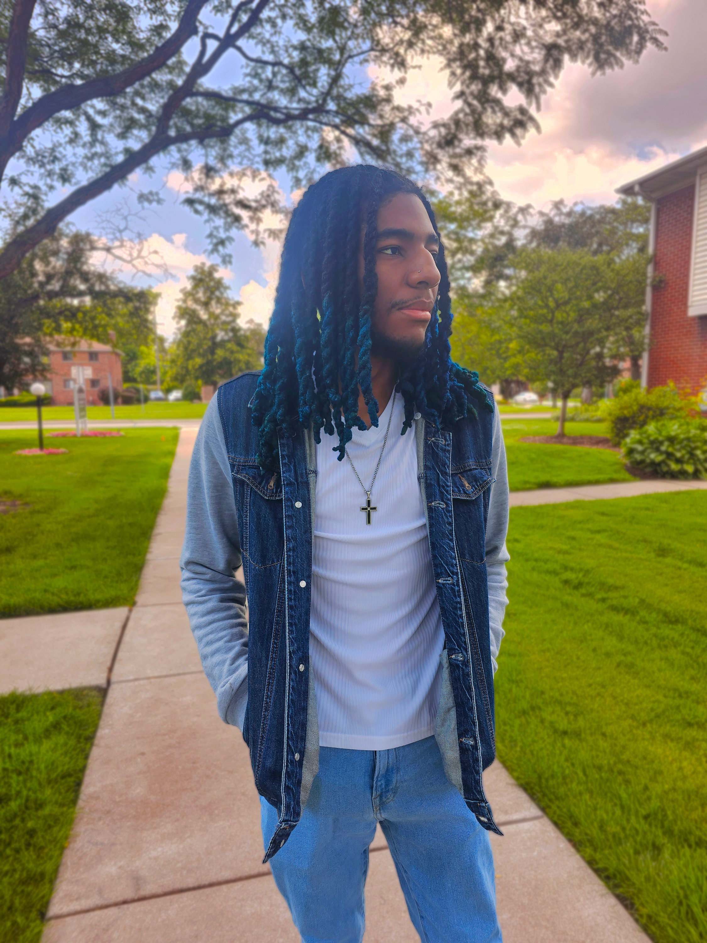 Invader Zim Denim Hand-painted Jacket - Etsy