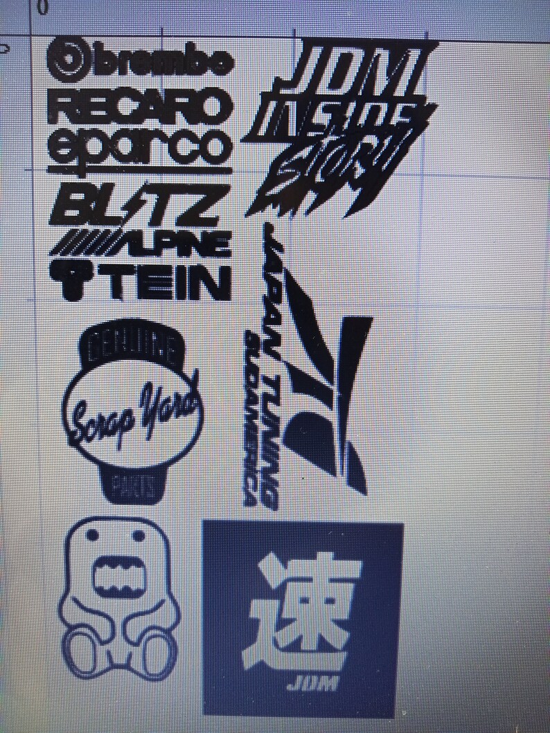 JDM Style Decal/sticker Pack - Etsy