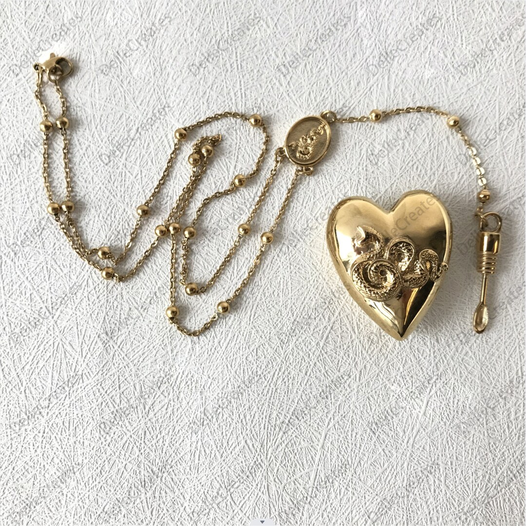 LDR Style Necklace,ldr Heart Necklace,customized Your Name on the ...