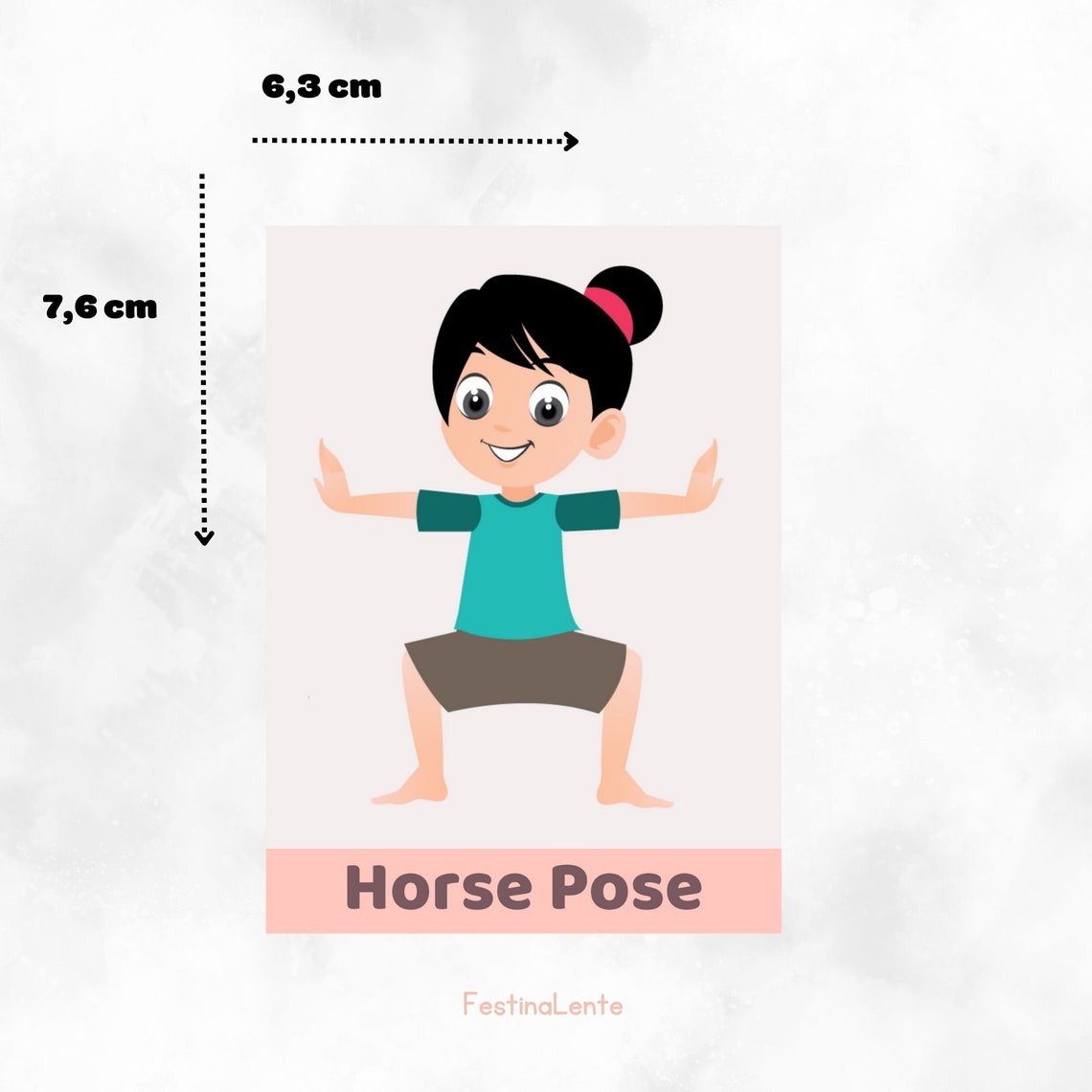 16 Yoga Cards KIDS YOGA Flashcards Nomenclature Flashcards Printable ...