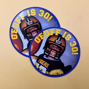 3-inch Custom Gameday Stickers (by the Dozen) - Water Resisitant ...