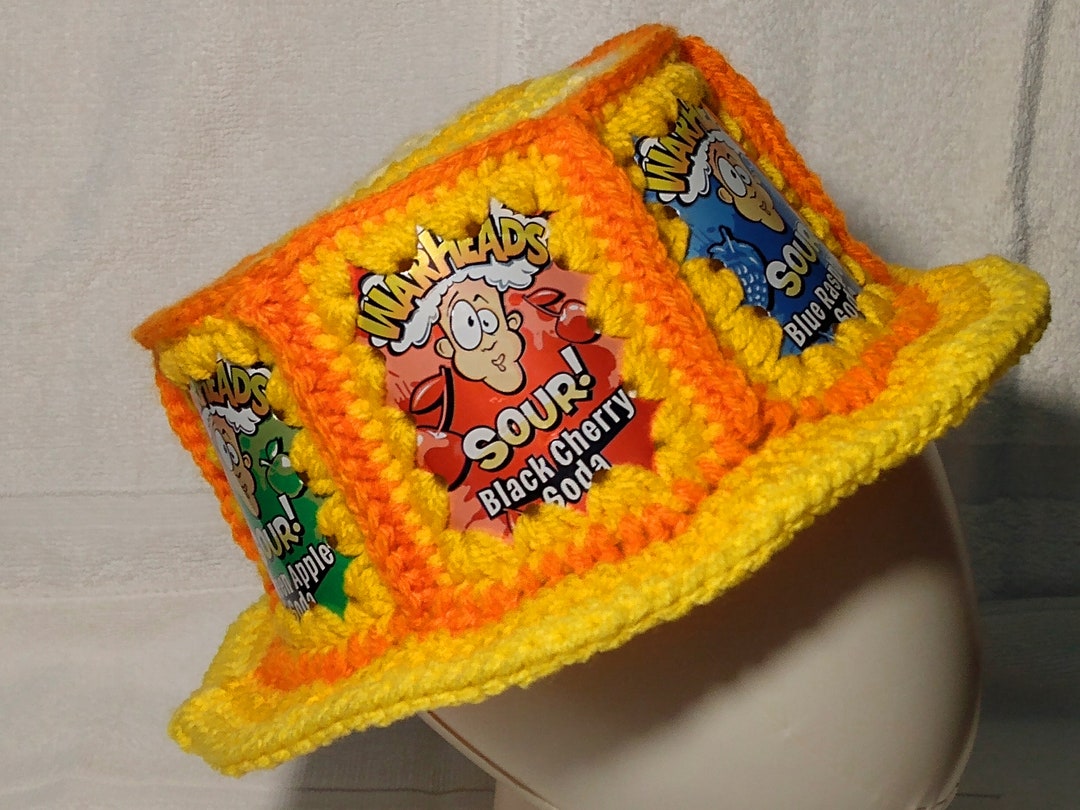 Crochet Soda Can Hat Warheads Sour Soda - Etsy