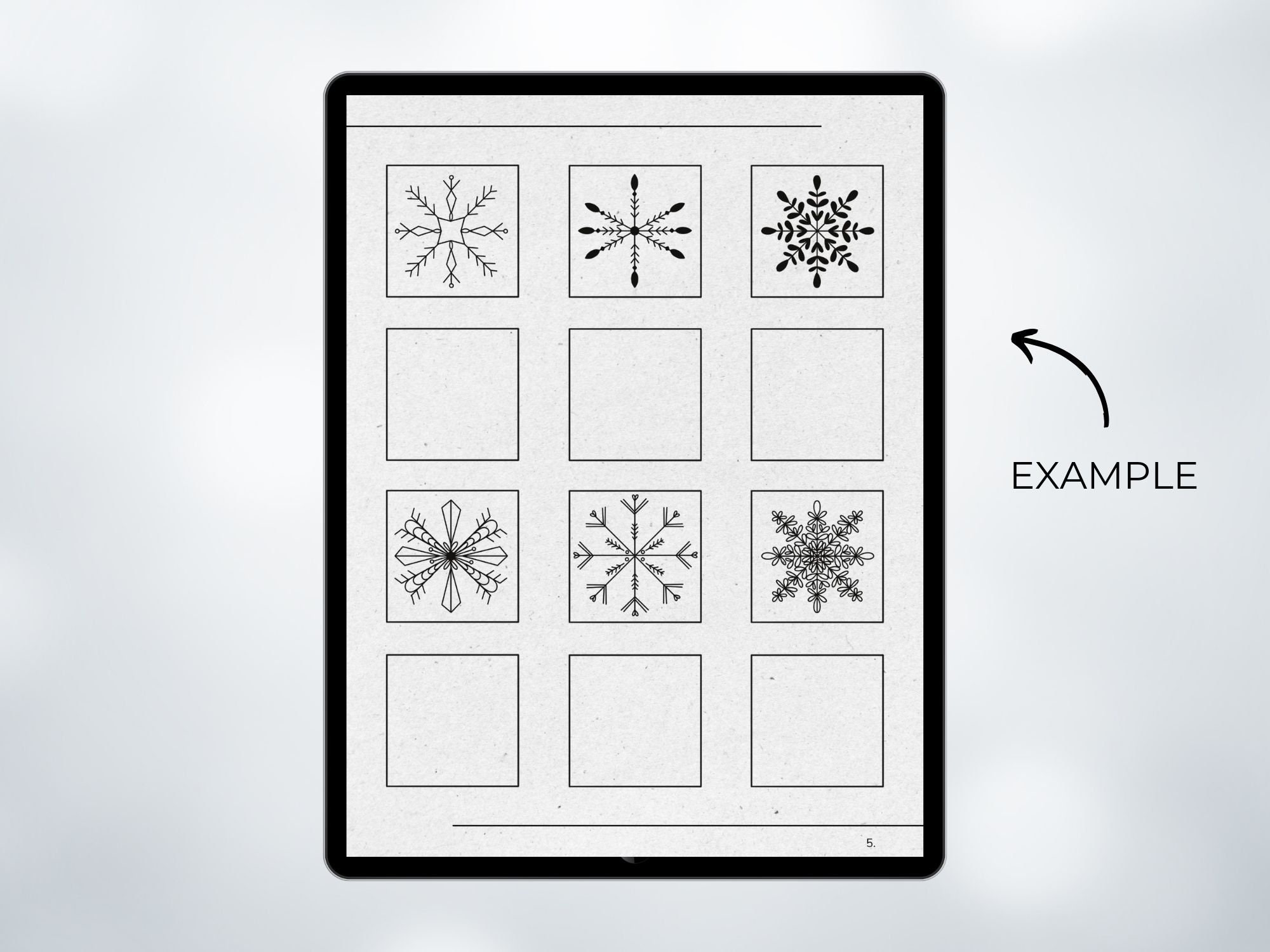 Doodle Guide | Digital | Step by Step | FREE Snowflake Special | Art ...