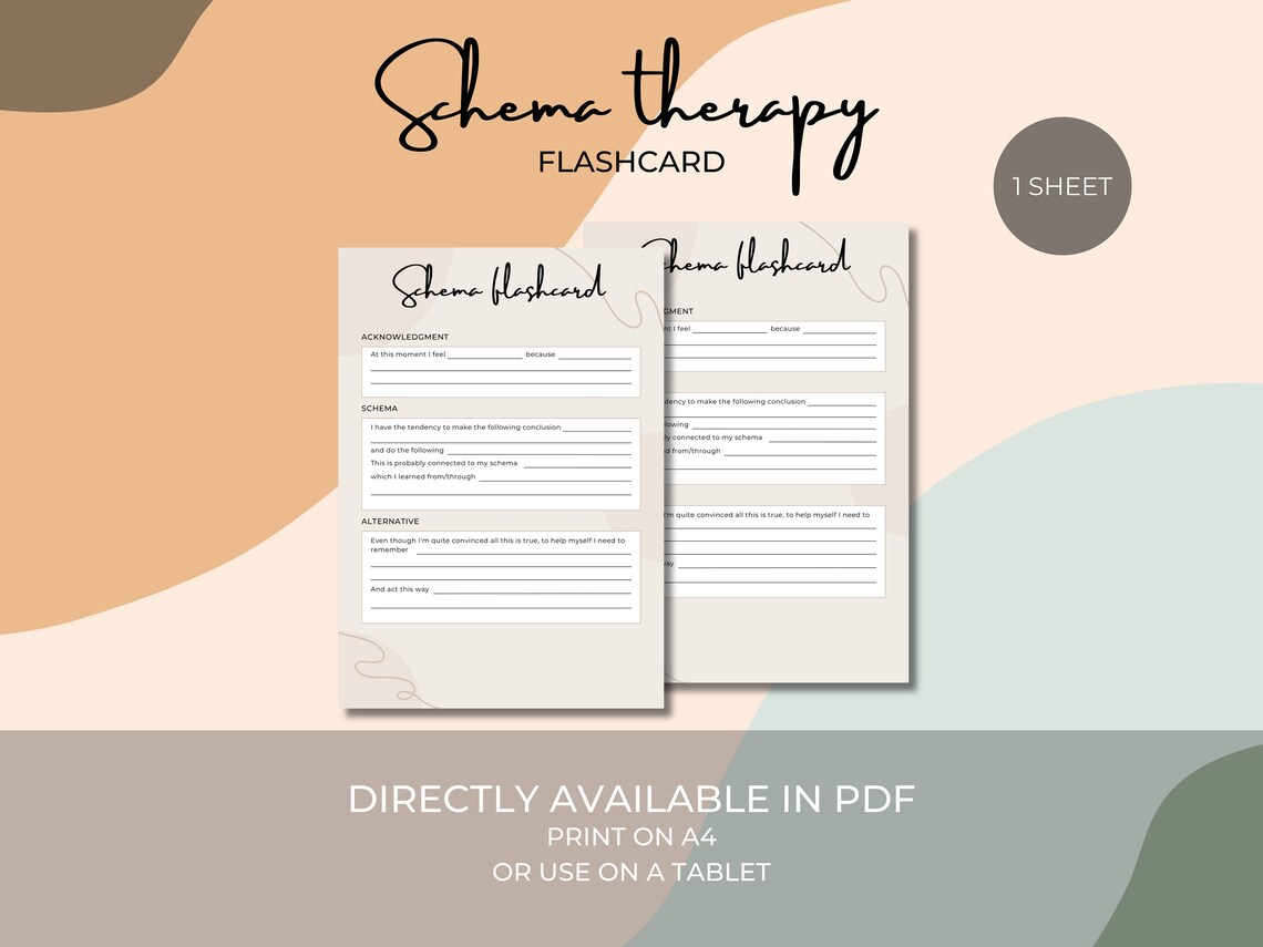 Schema Therapy Flashcard | English + Dutch | PDF Download | Mental ...