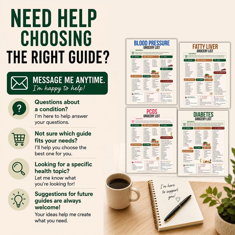 GERD Grocery List Printable, Acid Reflux Food List, GERD Diet PDF ...