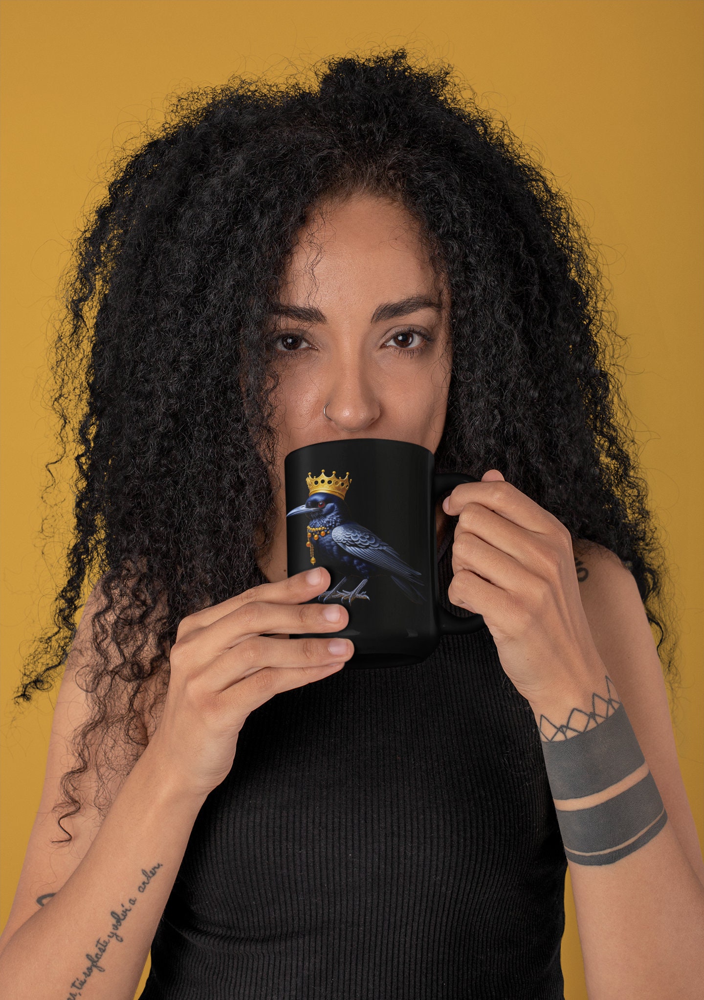 Raven Mug, Bird Mug, Raven Art, Gothic Crow, Crow Art, Gift for Goth ...