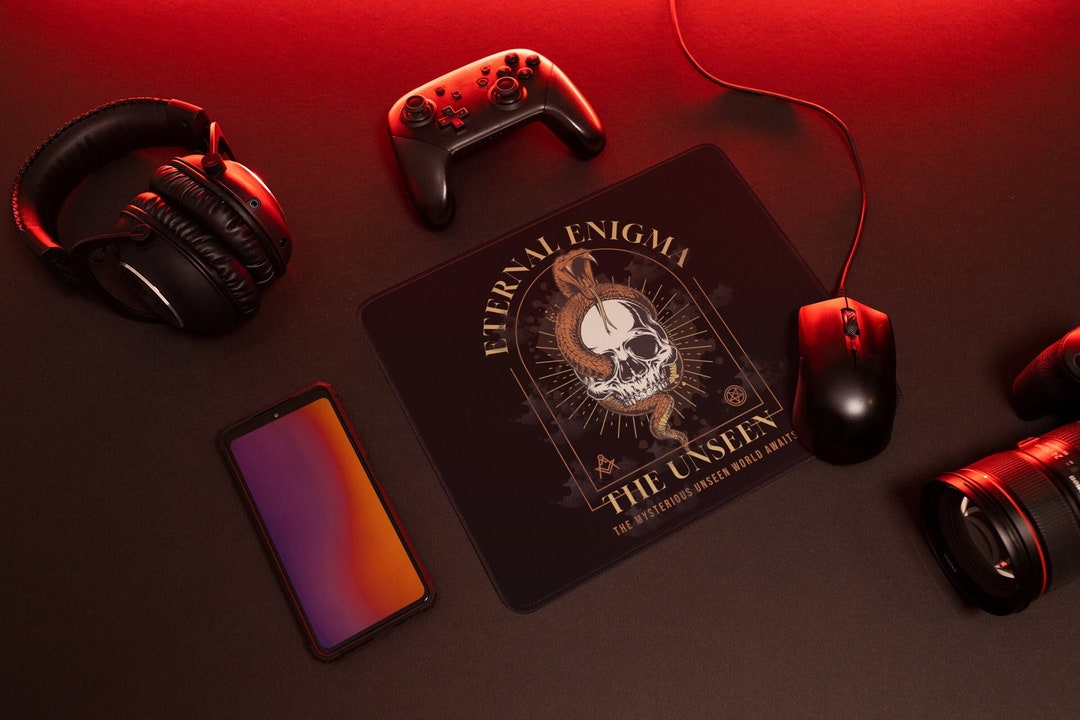 Eternal Enigma Occult Goth Mouse Pad Unseen World Gothic - Etsy