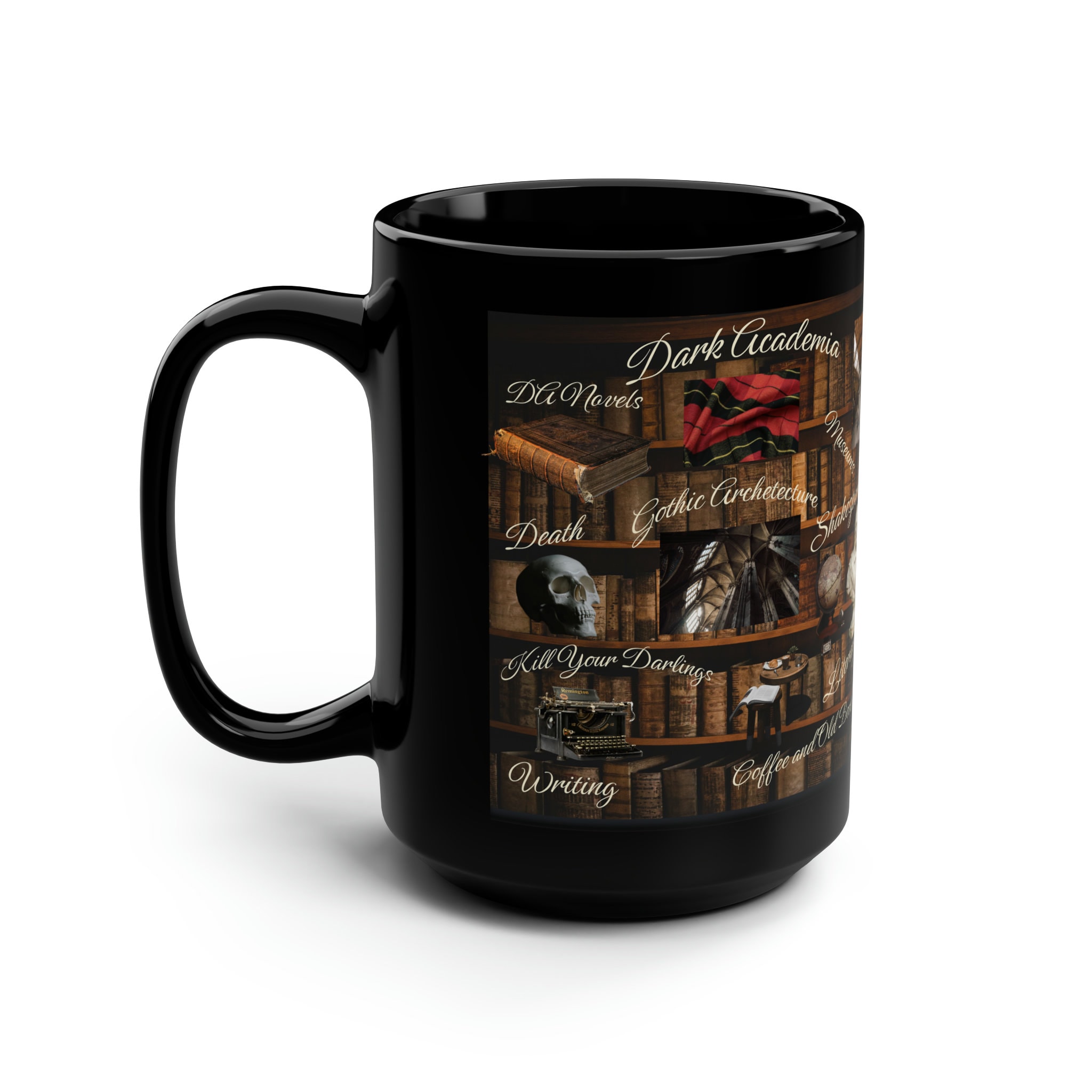 Dark Academia Gothic Literary Mug Bibliophile Bookworm Goth - Etsy