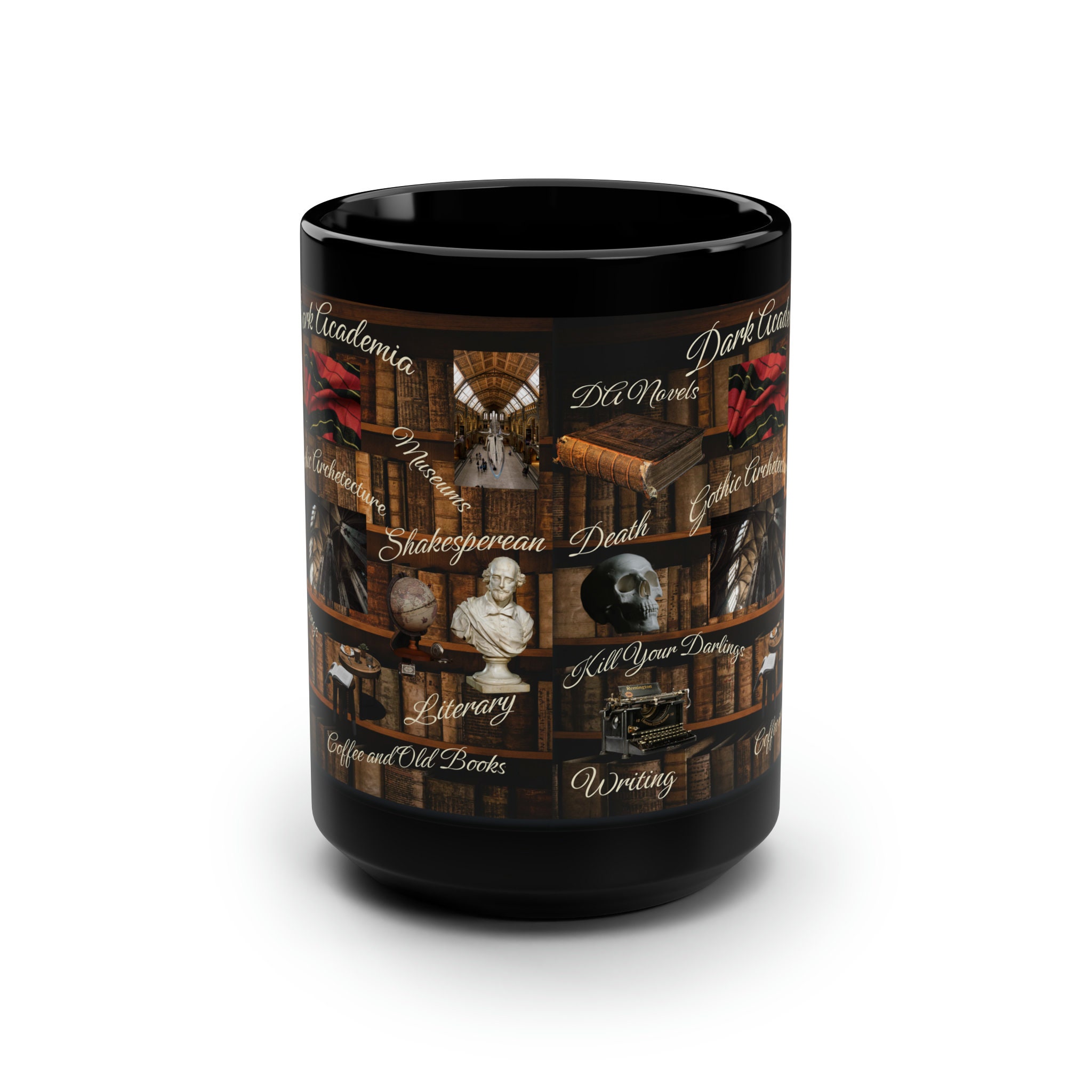 Dark Academia Gothic Literary Mug Bibliophile Bookworm Goth - Etsy