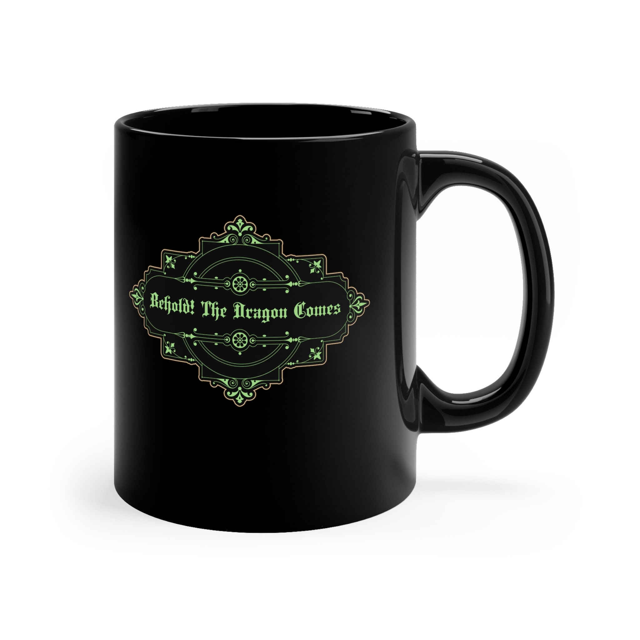 Green Dragon Transformation Mug, Asian Green Dragon, Gift for Dragon ...