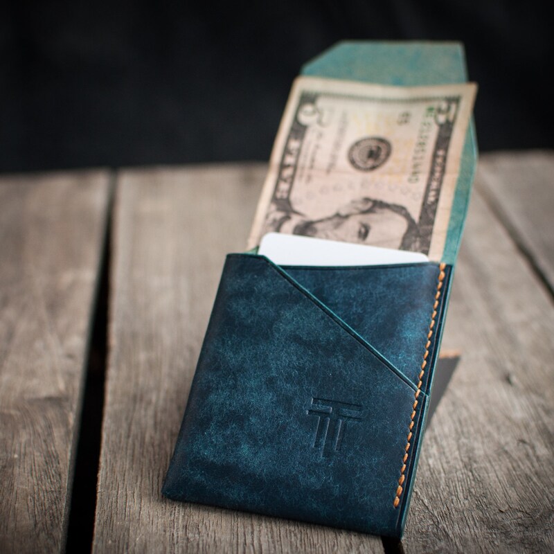 Minimal Leather Wallet - Etsy