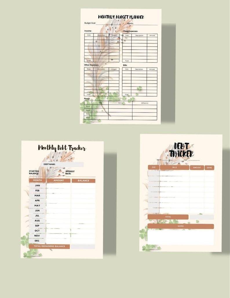 Savings Tracker, Money Tracker, Budget Planner, Pounds Savings ...