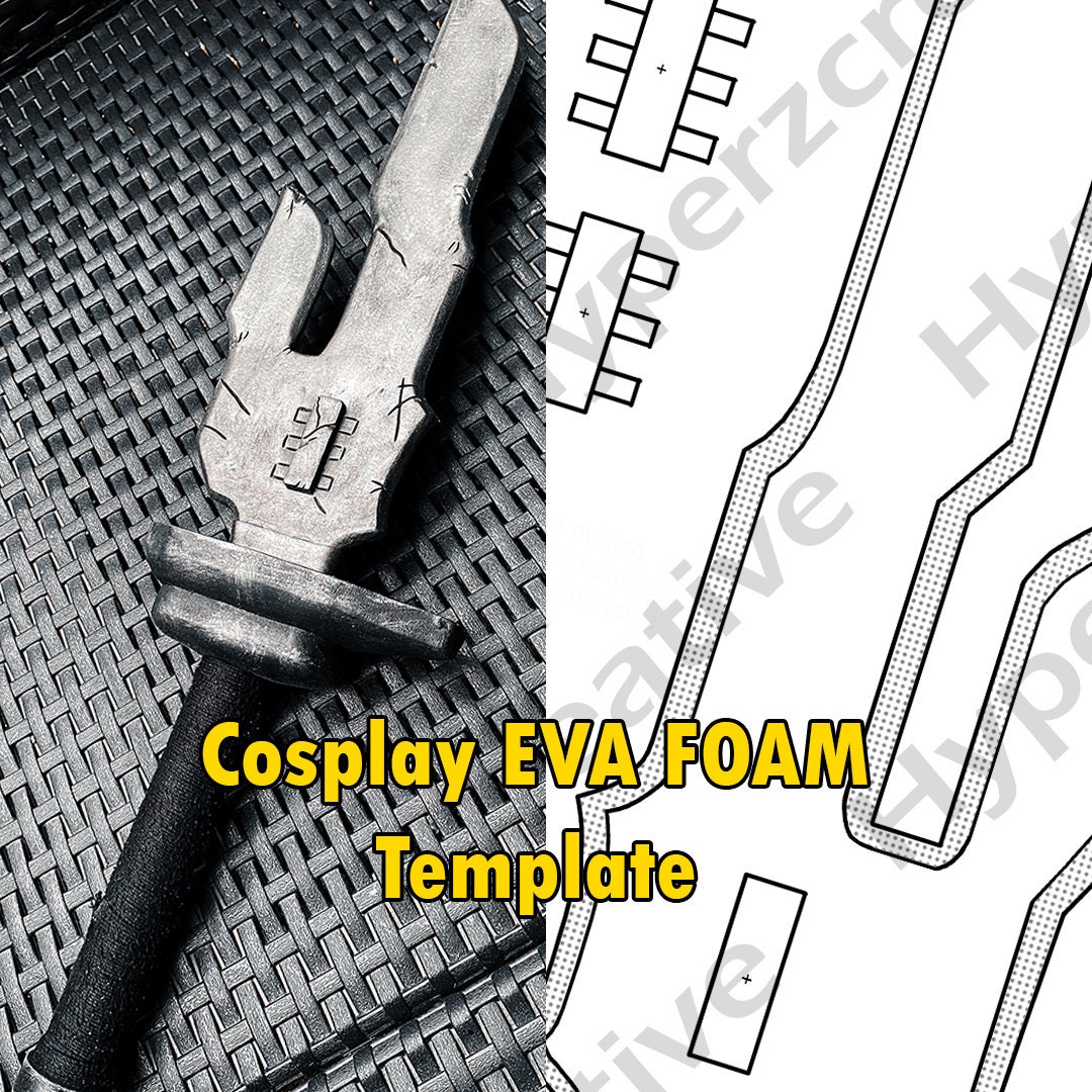 Cosplay Template With Instructions - Inverted Spear of Heaven - Etsy