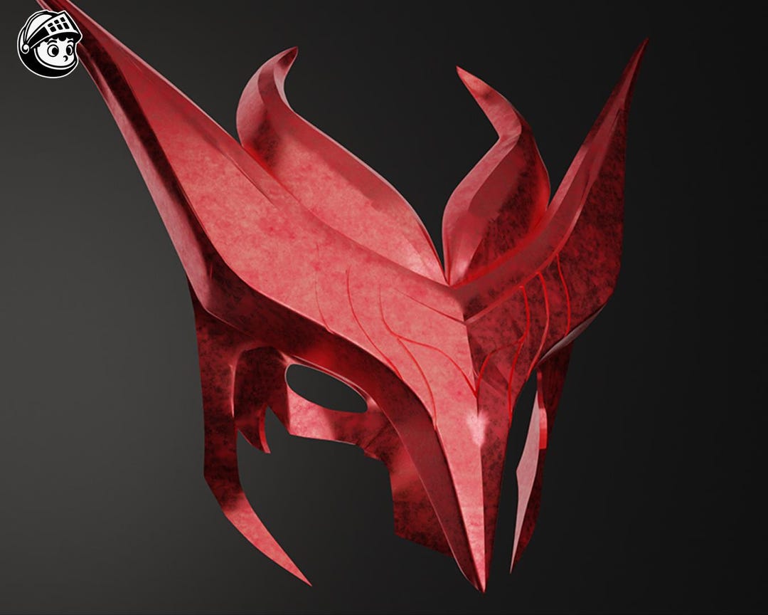 League of Legends - Yone Mask 3D STL Print File - Etsy