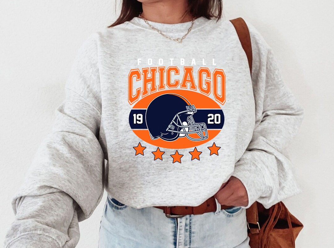 Chicago Bears Crewneck Sweatshirt Chicago Bears Vintage Retro - Etsy