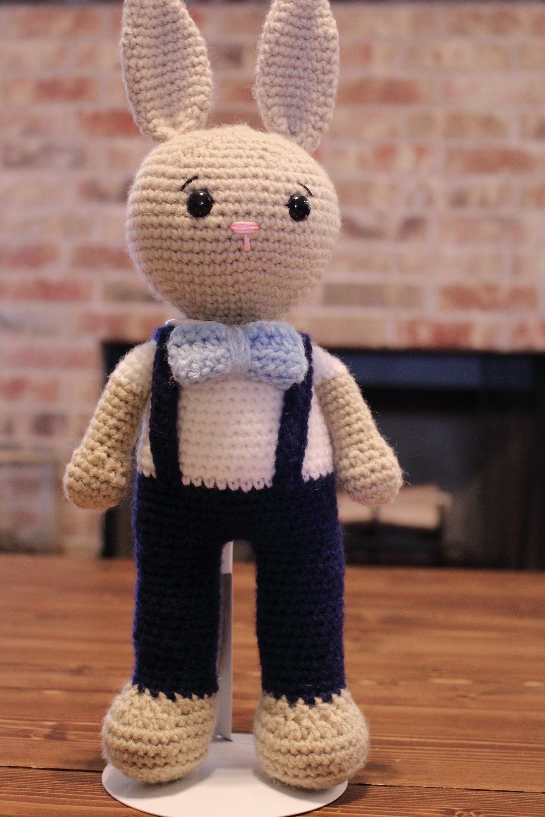 Dapper Bunny Crochet Stuffed Animal Baby Gift - Etsy