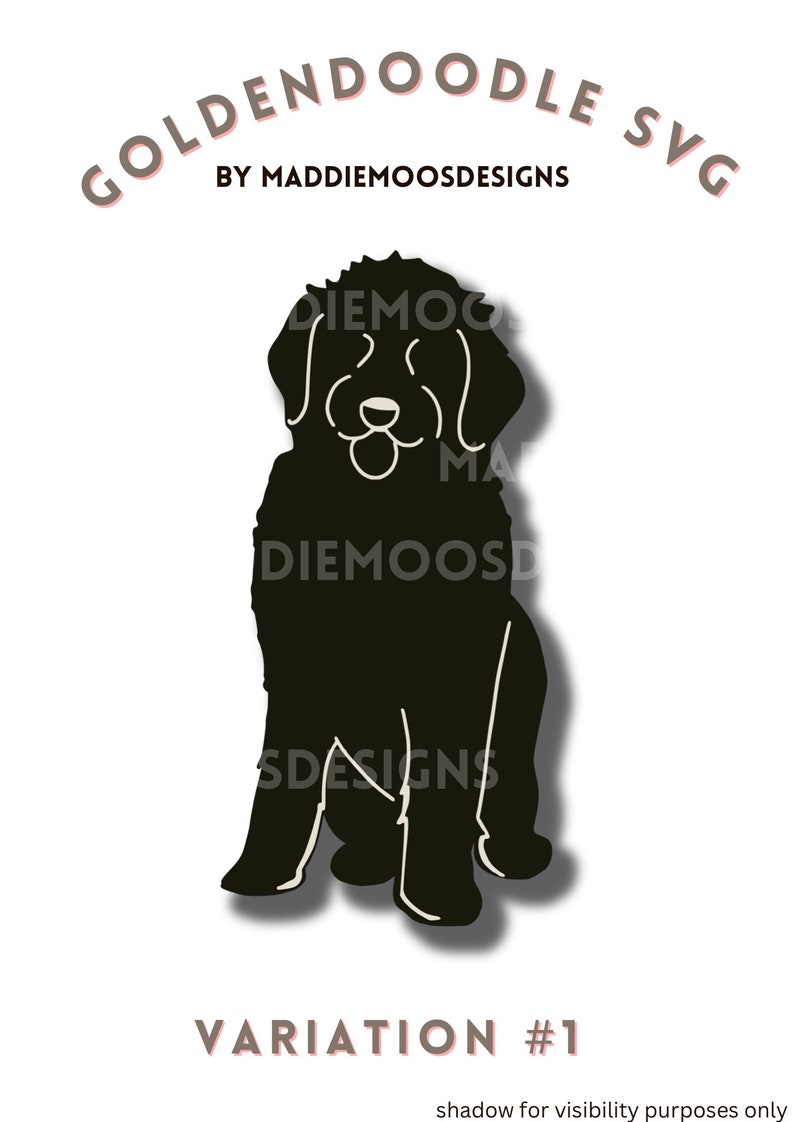 Goldendoodle SVG Bundle|goldendoodle Silhouette|dog Mom Gift ...