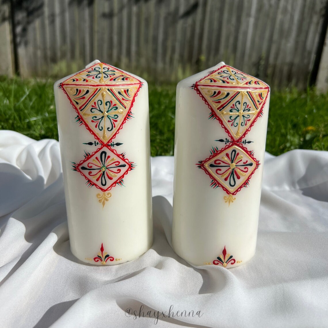 Personalised Henna Candles, Wedding Candles, Wedding Favours, Gifts - Etsy