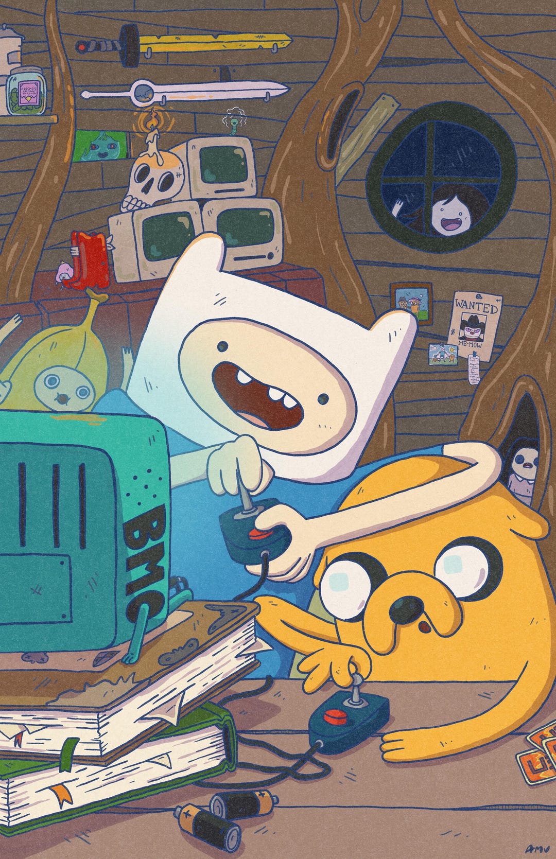 Adventure Time Gaming Print - Etsy