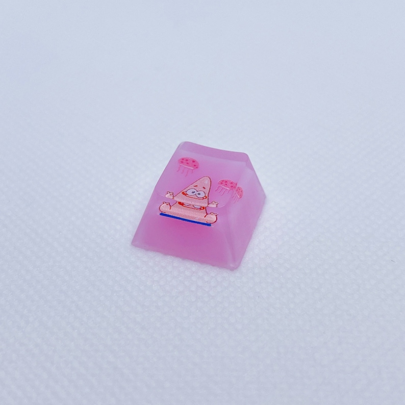 Bob Esponja Patrick Artisan Keycap Cute Patrick hecho a mano resina ...