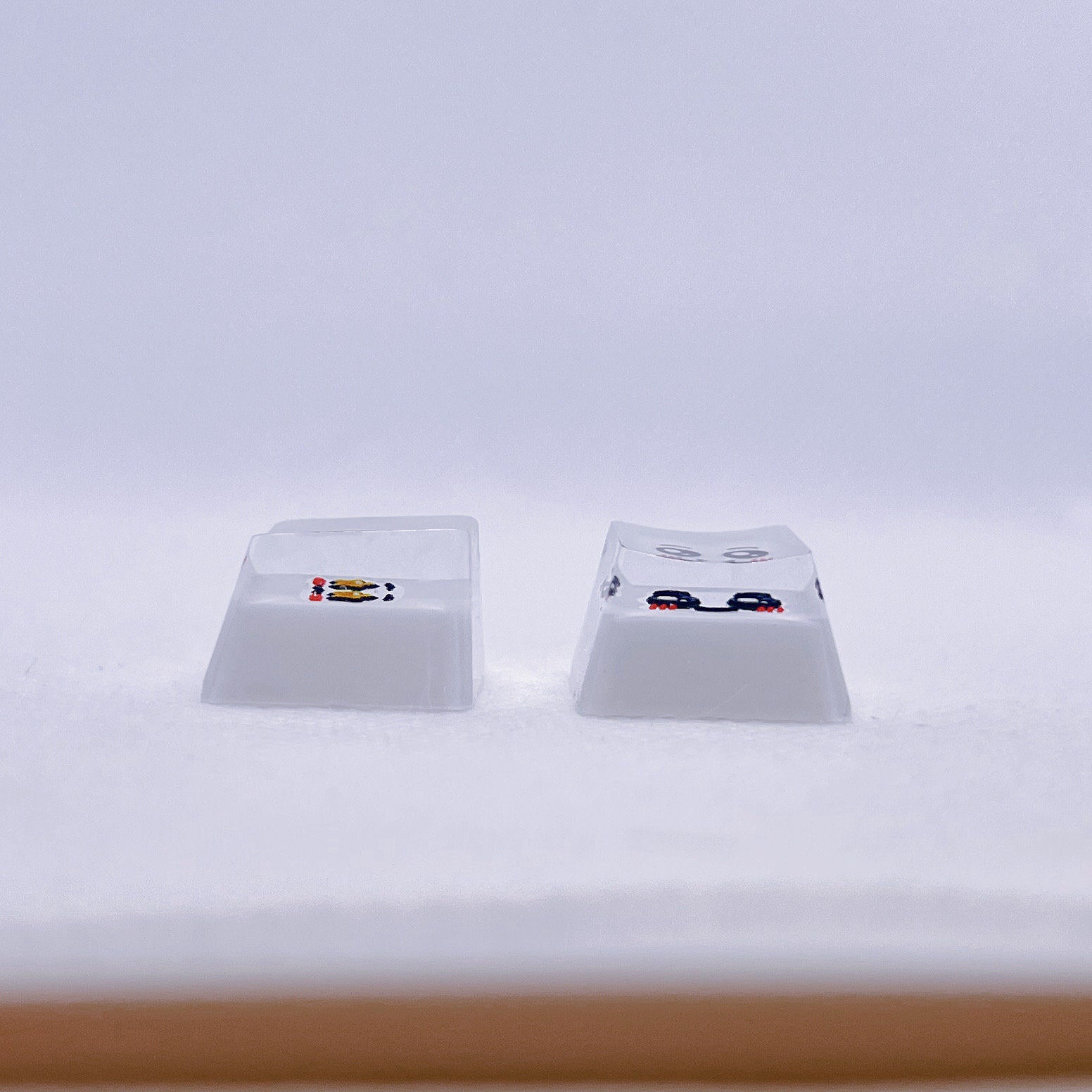 Funny Emoji Artisan Keycap Handmade Resin Keycap Mechanical Keyboard ...