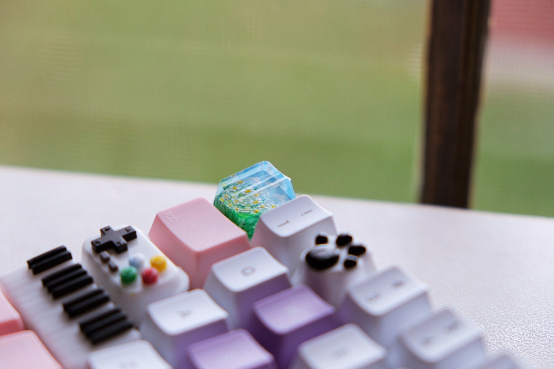 Artisan Keycap Oil Painting Spring Flower Summer Floral - Etsy